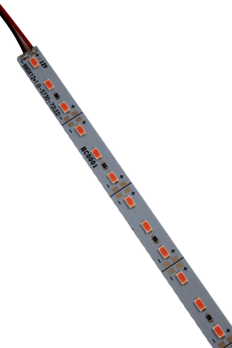 12 Volt 5630 Grow Led Alüminyum Çubuk 72 Ledli (Bitki Yetiştirme Ledi ...