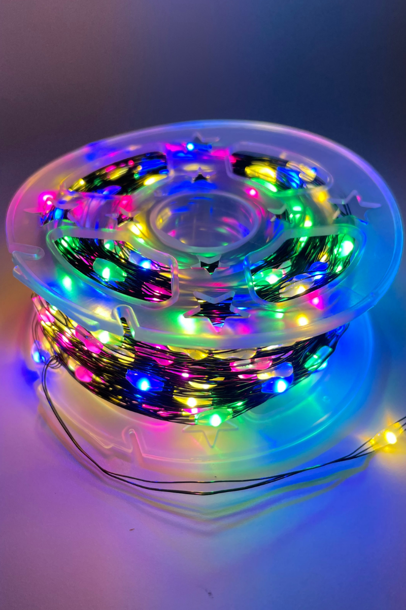 50 Metre 500 Ledli RGB Peri Led Işık IP64 Dış Mekan Dekoratif Led Işık ...